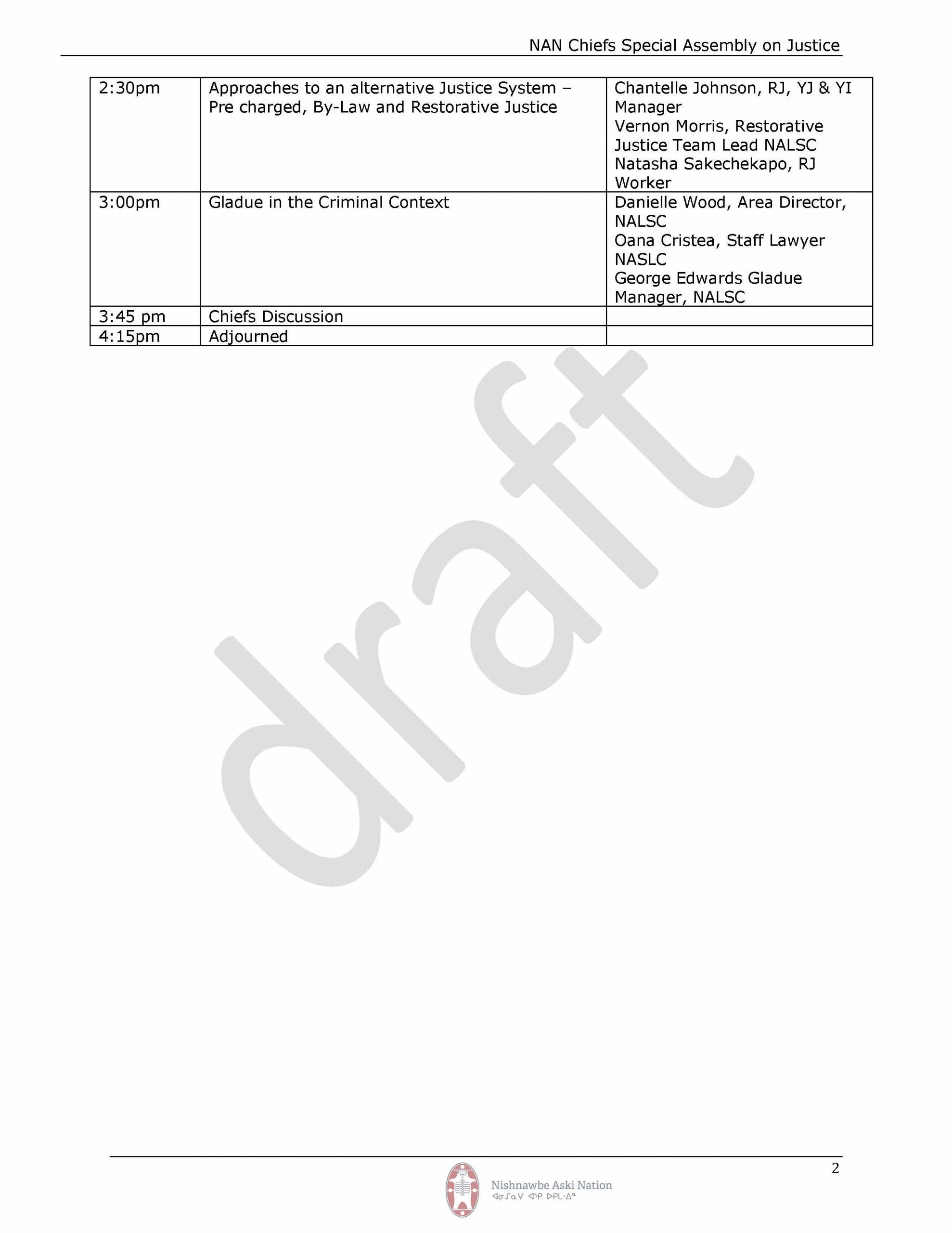 Special Chiefs Assembly on Justice in Partnership with NAPS & NAN Legal ...