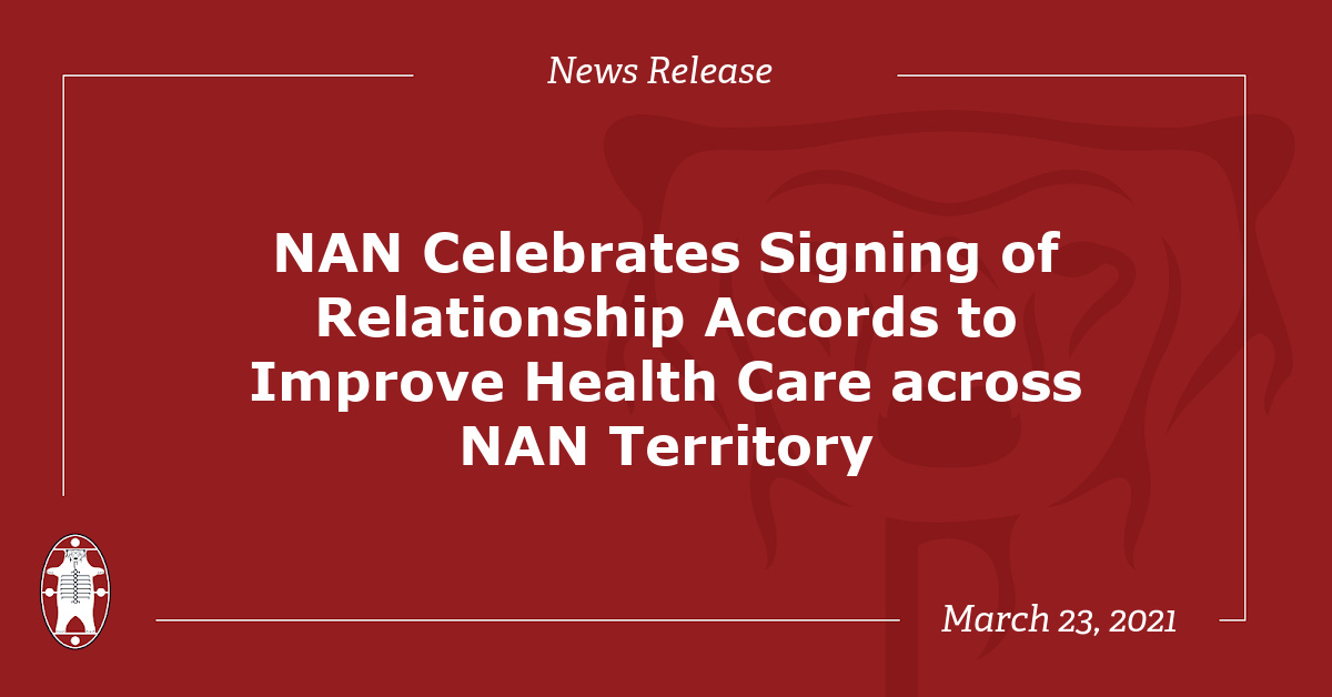 NAN Celebrates Signing of Relationship Accords to Improve Health Care ...