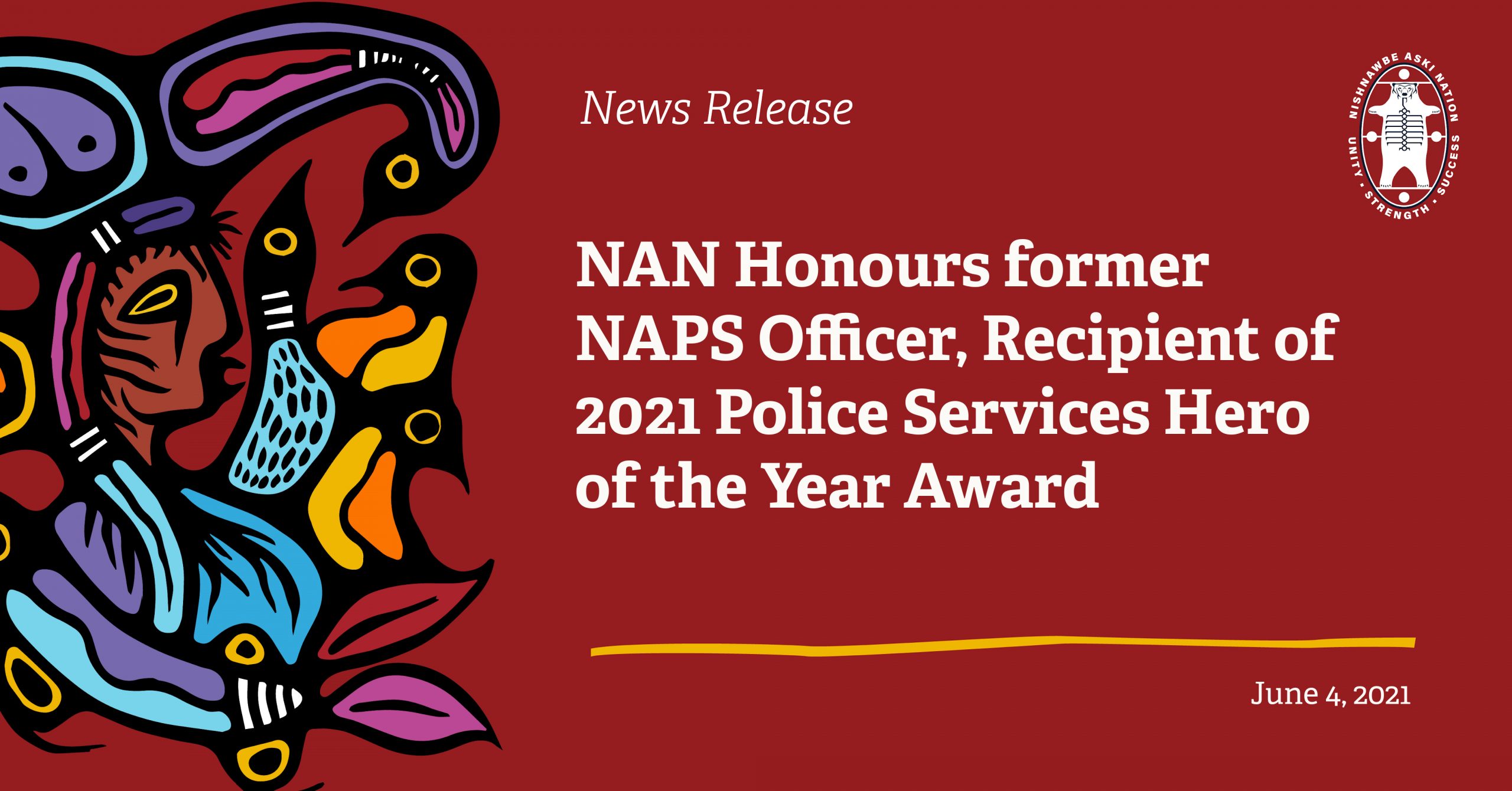 NAN Honours former NAPS Officer, Recipient of 2021 Police Services Hero ...