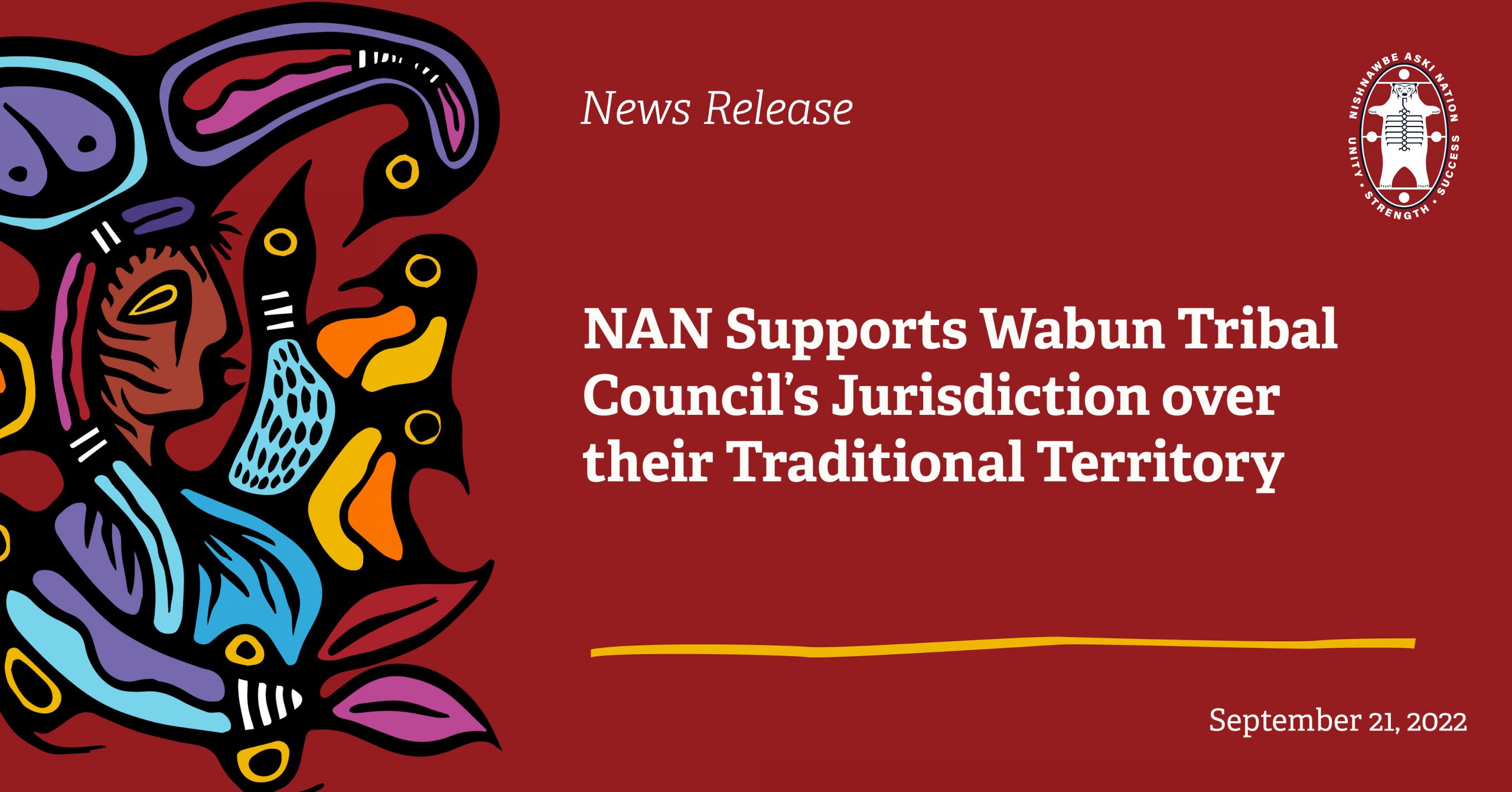 NAN Supports Wabun Tribal Council’s Jurisdiction Over Their Traditional ...
