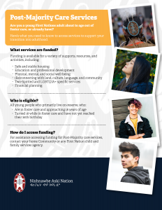 Post-Majority Care Services - Nishnawbe Aski Nation