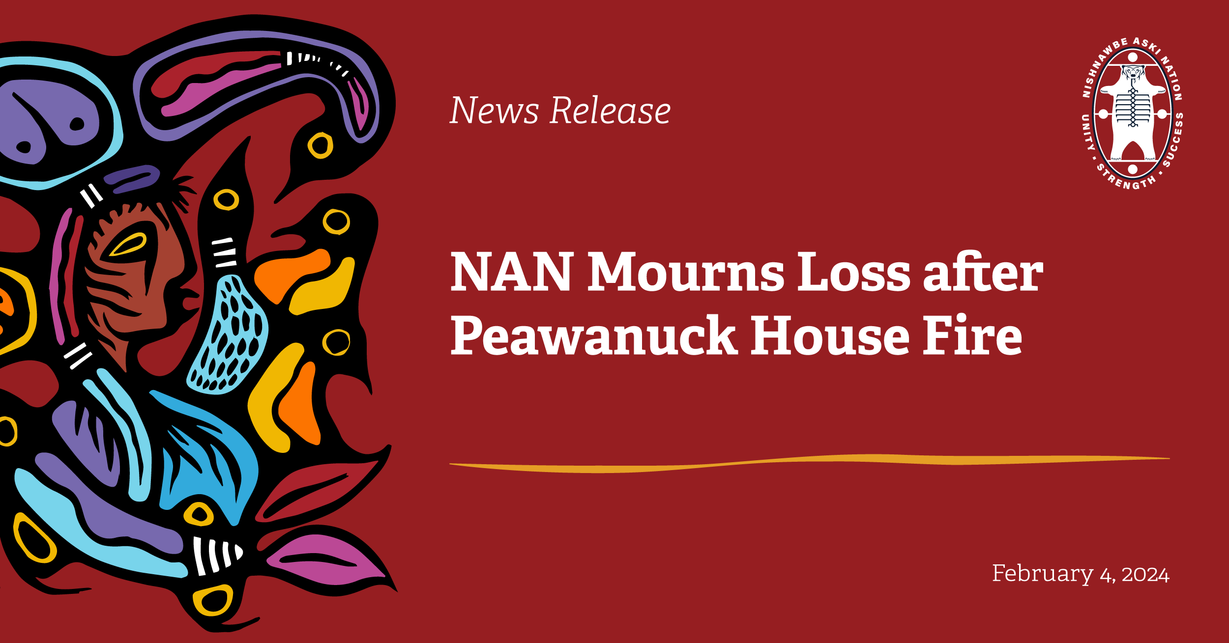 NAN Mourns Loss after Peawanuck House Fire - Nishnawbe Aski Nation