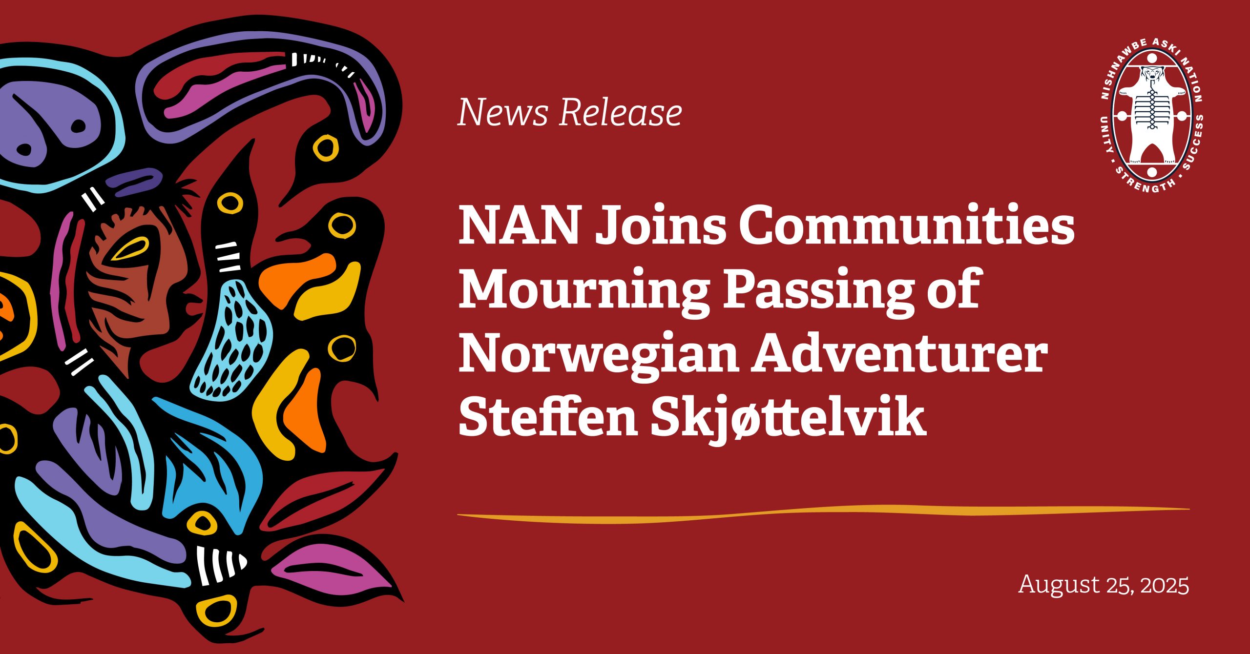 NAN Joins Communities Mourning Passing of Norwegian Adventurer Steffen ...